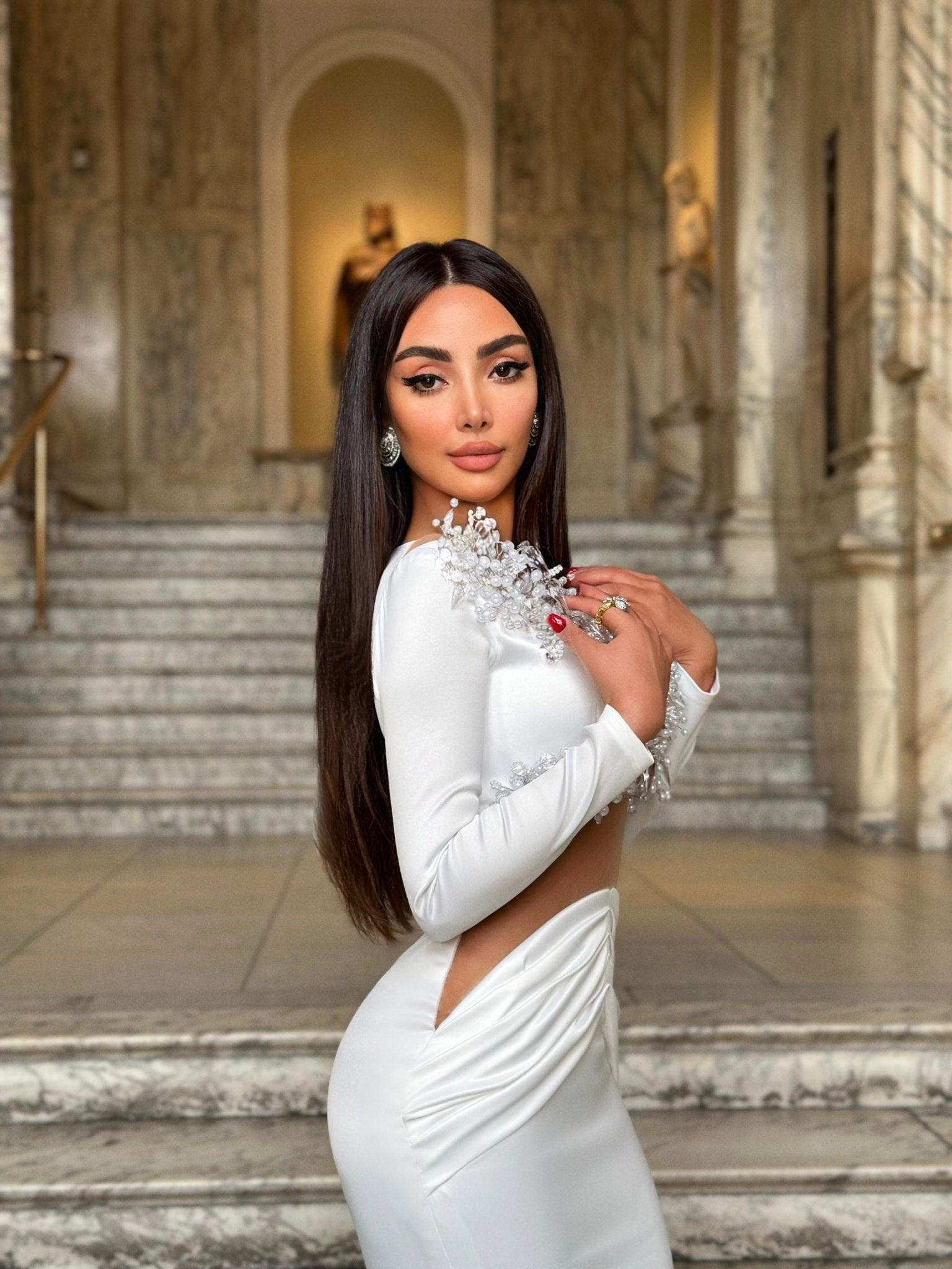 Shirin in Blini's Bridal Dress – Blini Fashion House