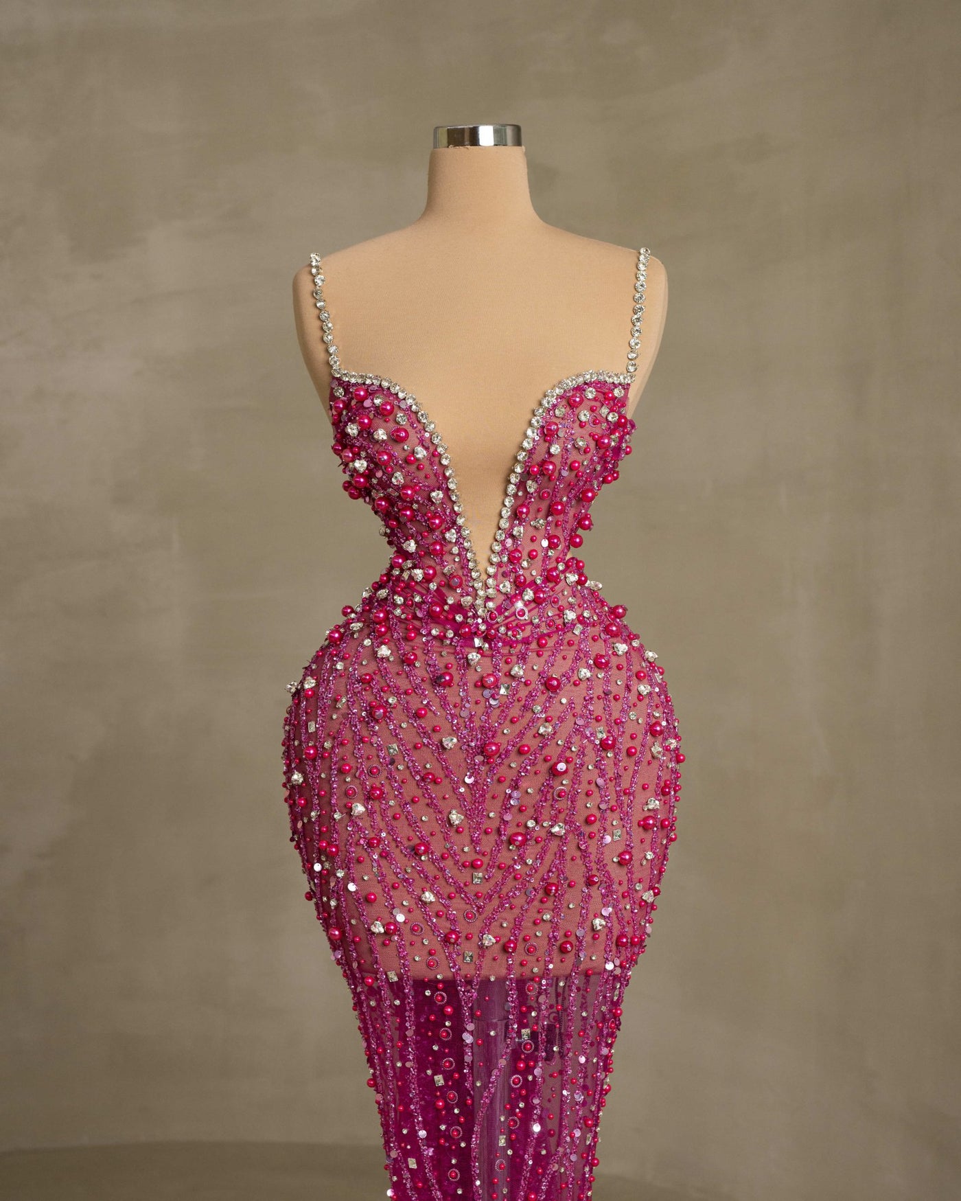 Stone and Feather Open Chest Dress – Blini Fashion House