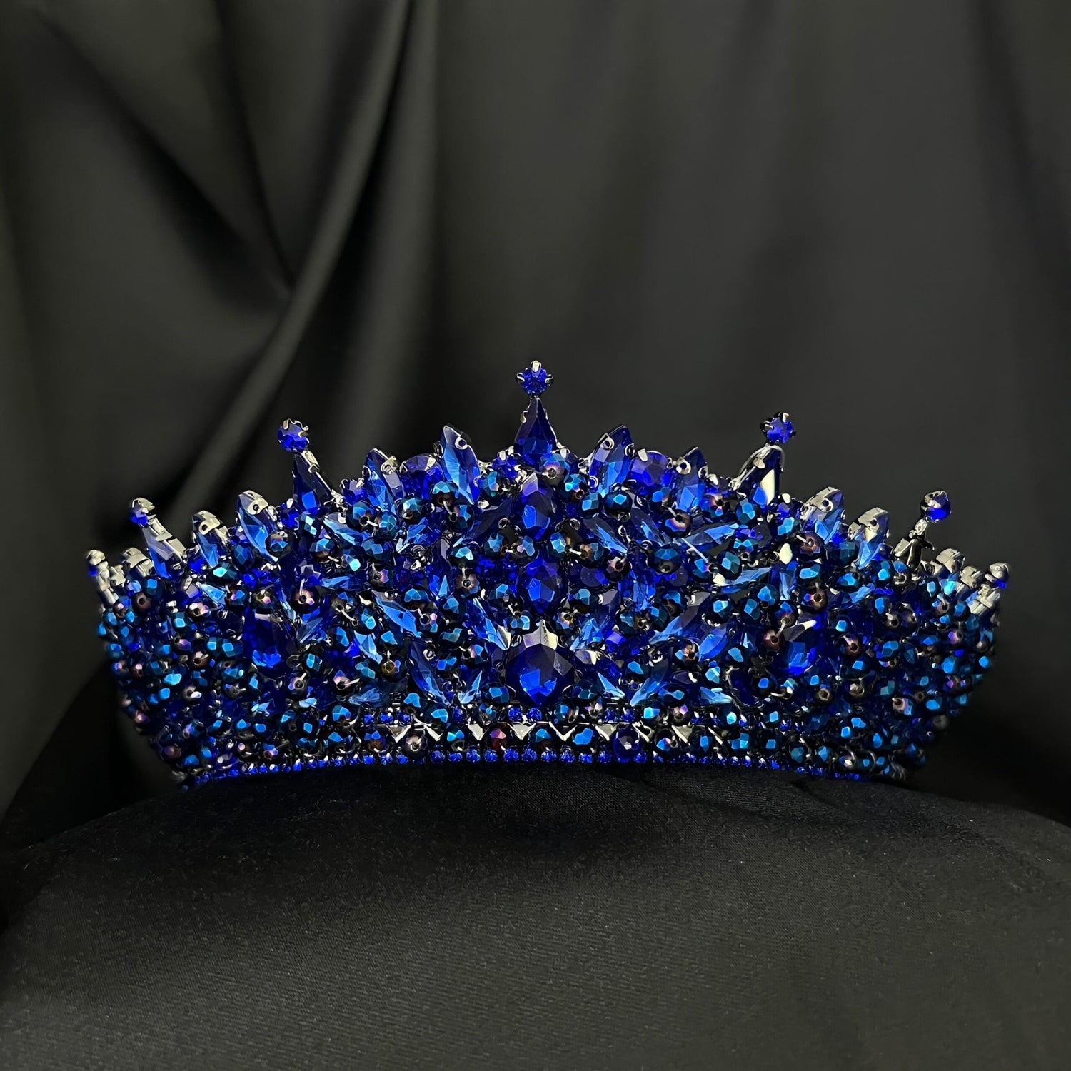 Thea Crown of Power and Luxury - Blini Fashion House Blue Crown ...